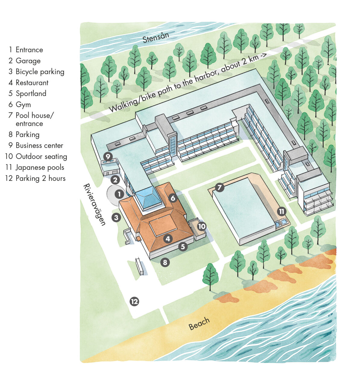 Family friendly beach hotel – Hotel Riviera Strand Båstad